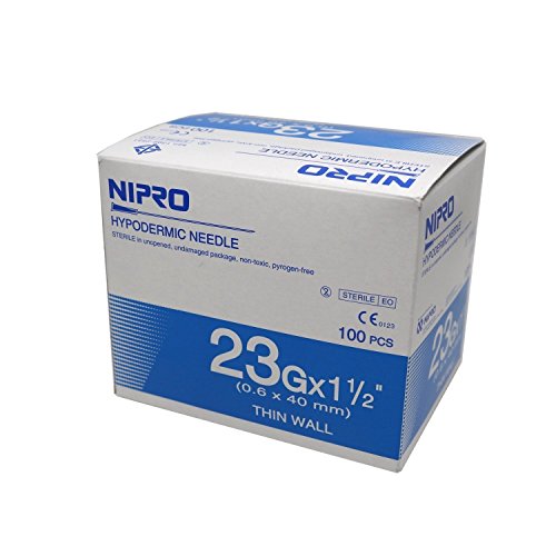 NIPRO NEEDLE 23G x 1-1/2"(38mm) - Box of 100 | Diagmed
